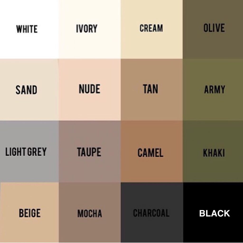 Colores neutrales en la moda: una guía completa